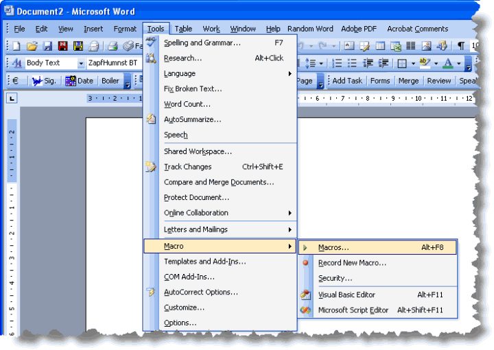  Macro In Ms Word In Hindi Examples Word 